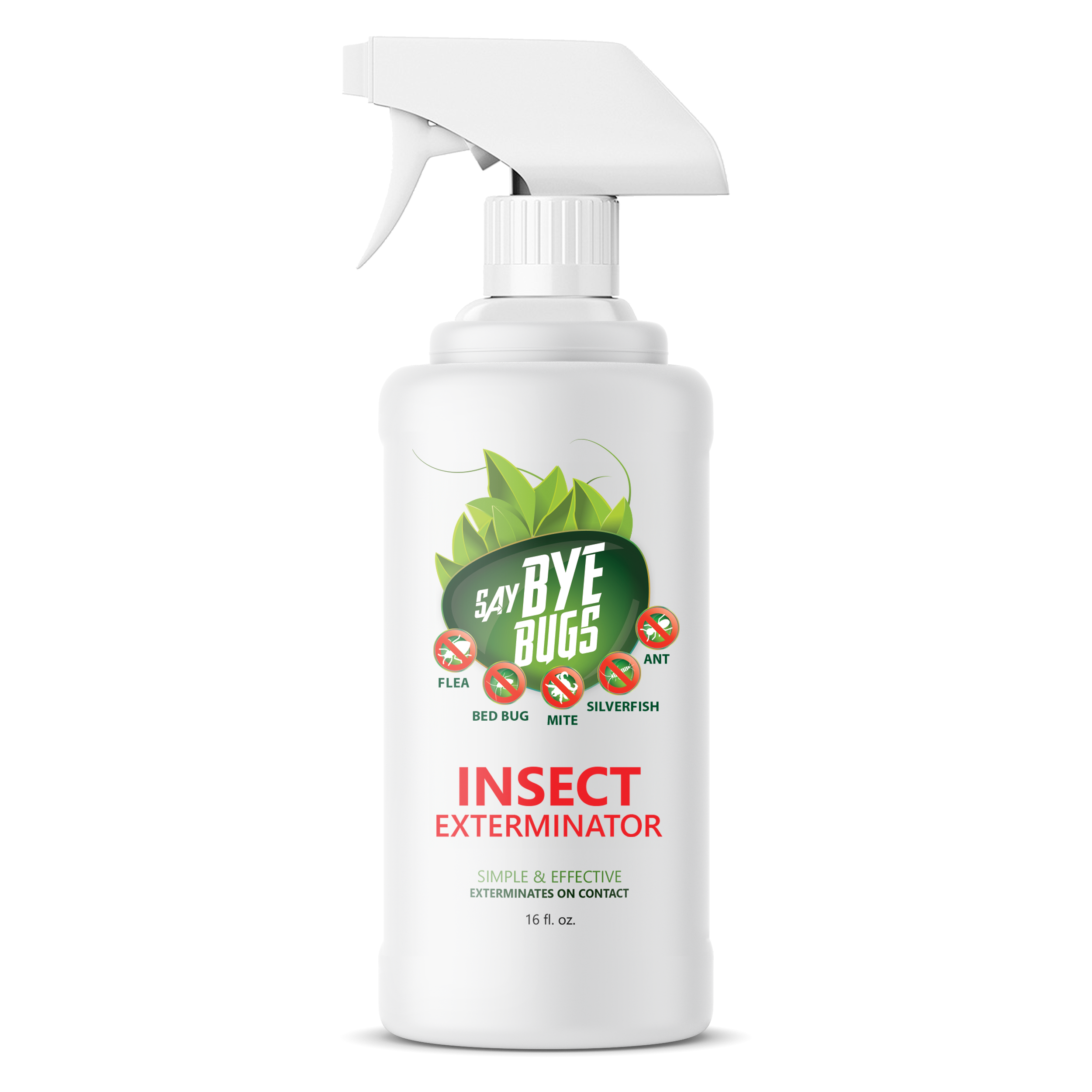 Say Bye Bugs Flea Extermination Spray New & Improved Formula
